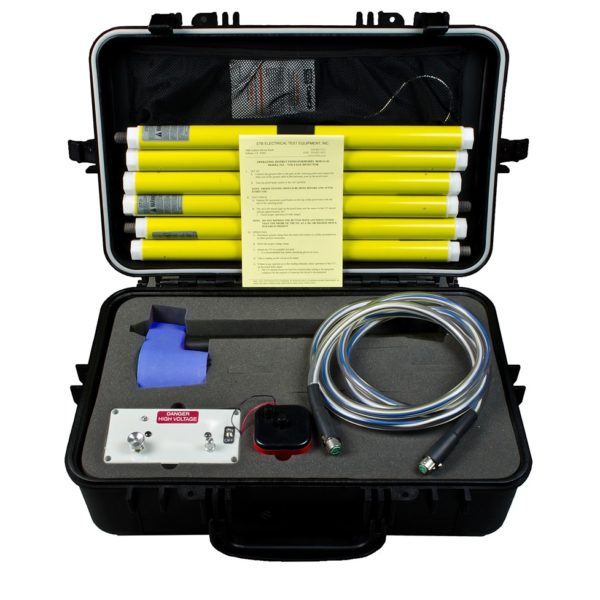 9-36kV Phasing Voltmeter with Shepherd's Hook, Probe Tip and Hot Sticks ...